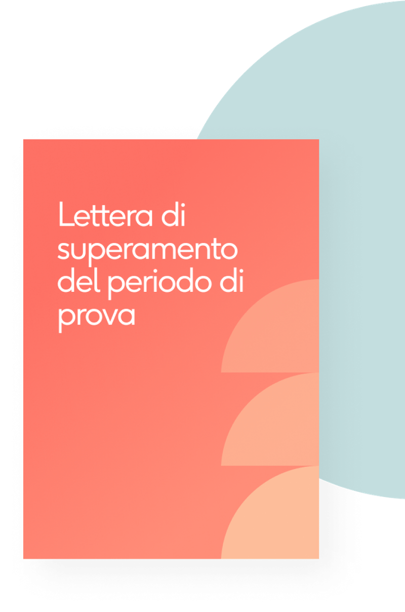 Lettera di superamento del periodo di prova | Coverflex